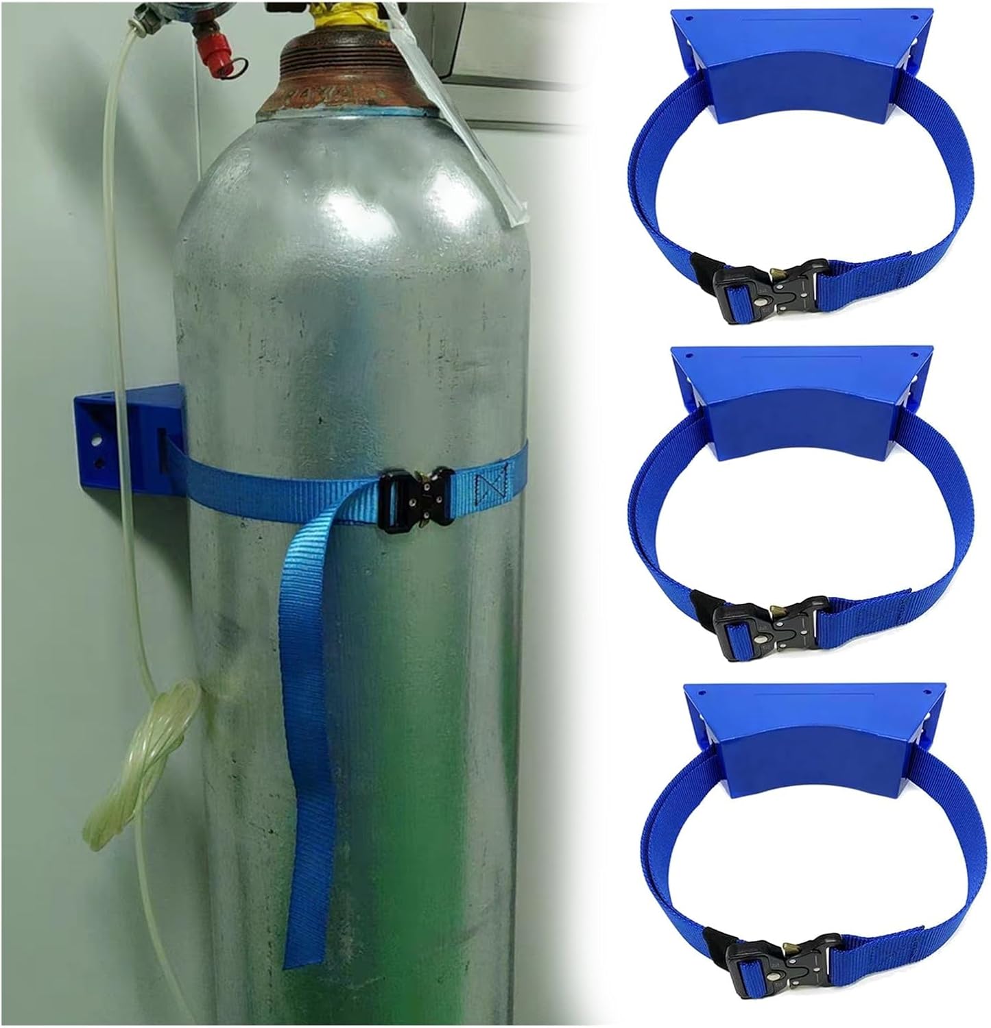 MOKLYF Blue/Orange Nitrogen Tank Holder Set Of 1 2 3 4 5, Gas Cylinder ...