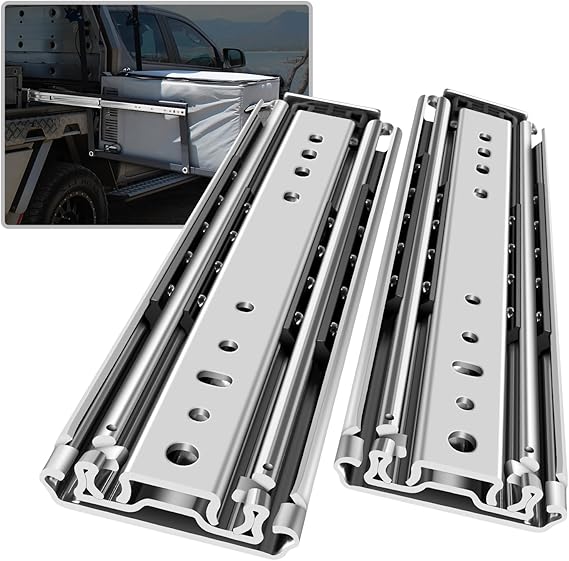 AOLISHENG Heavy Duty Drawer Runners 210kg Load Capacity Drawer Slides ...