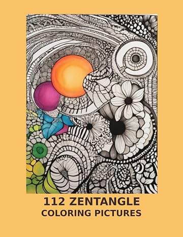 Amazon.com: 100+ Zentangle Coloring Pictures: Intricate Patterns for ...