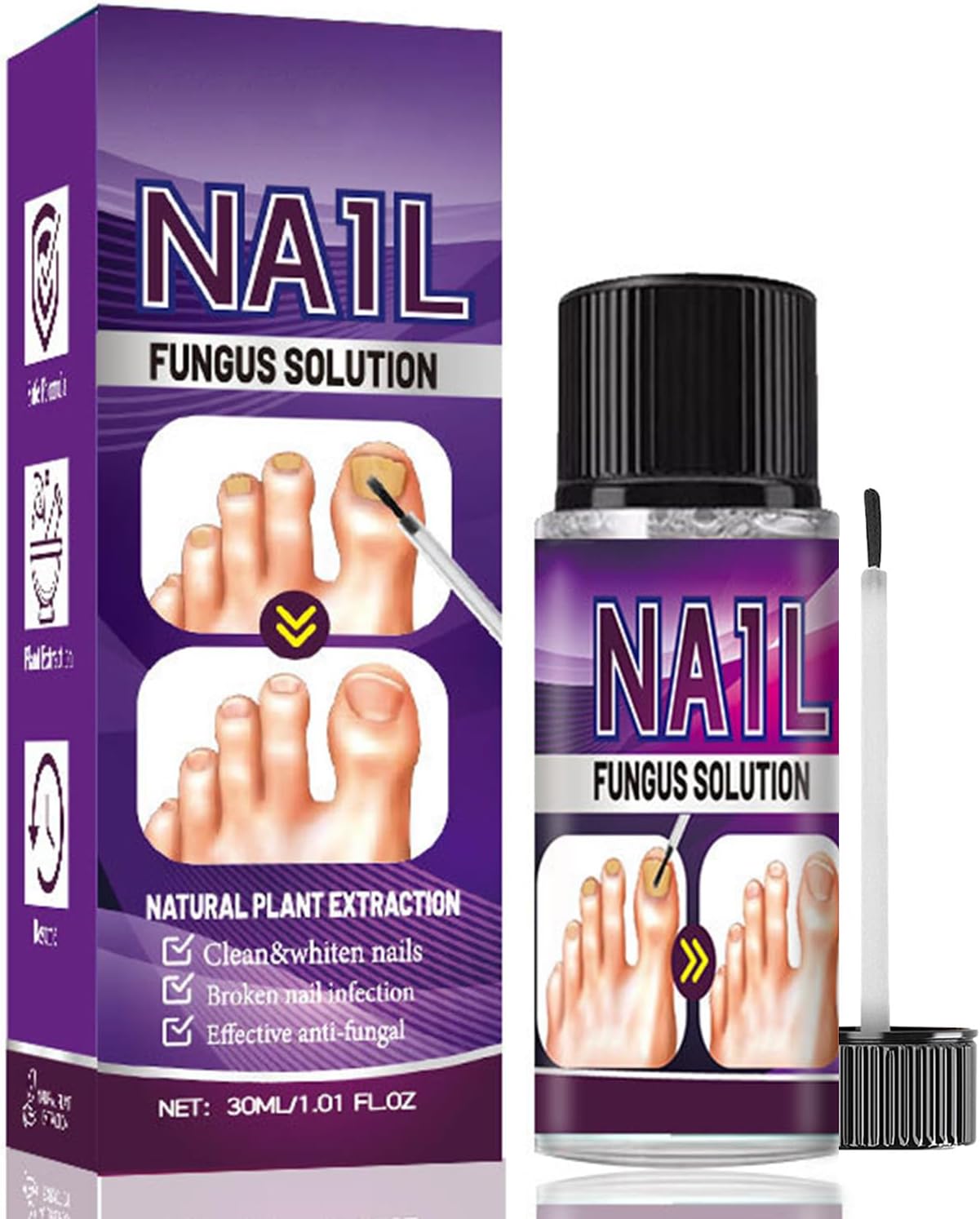 Fungal Nail Treatment 30ml, Extra Strong Nail Fungus Treatment for ...