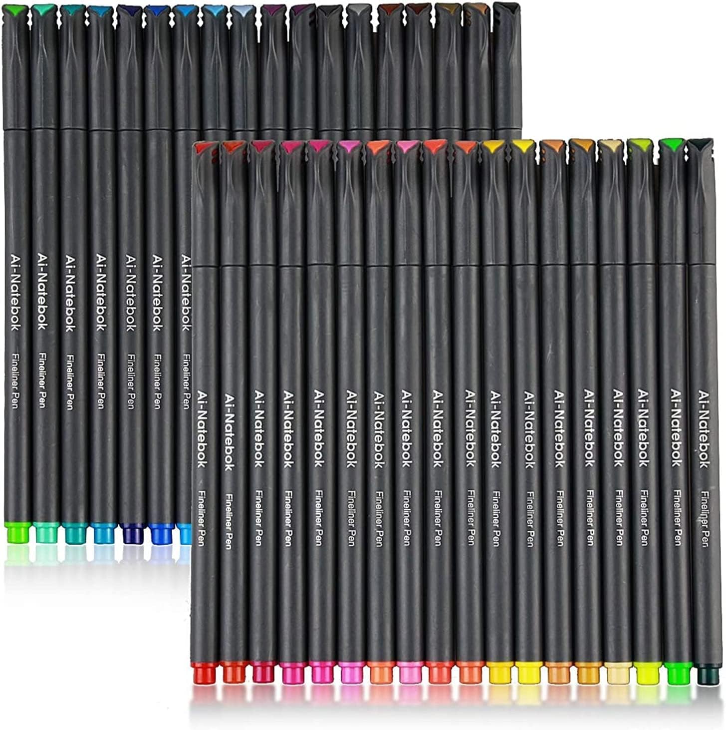 AmazonBasics Felt Tip Marker Pens - Assorted Color, 24-Pack : Amazon ...