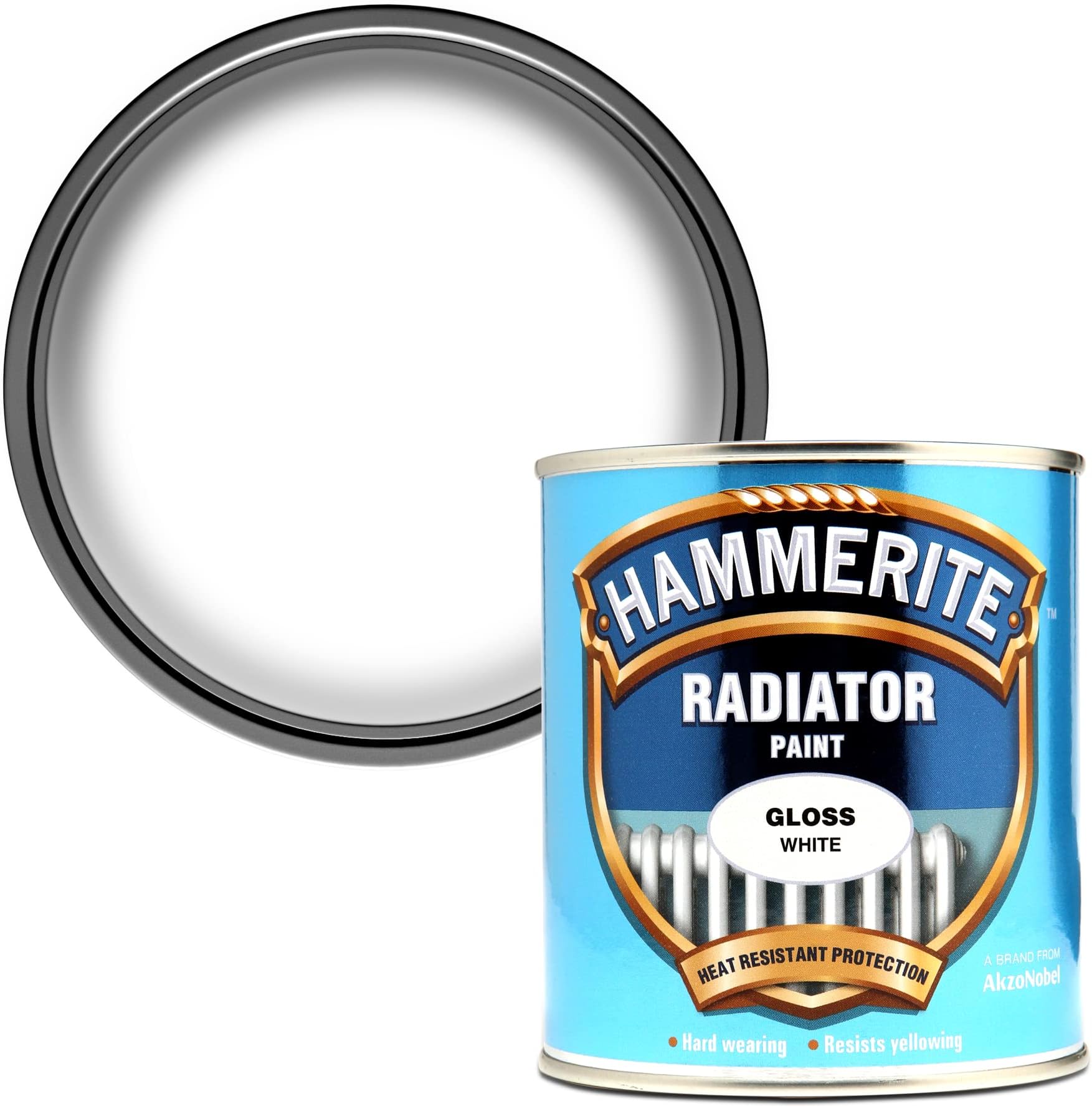 Hammerite REG500 500ml Radiator Paint - Gloss White : Amazon.co.uk ...