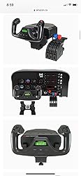 Logitech G PRO Flight Yoke System, Professional Simulation Yoke and ...