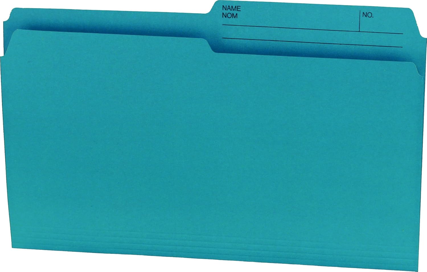 Hilroy 65172 Colored File Folders, Legal Size, 10.5 Point, Half Cut ...