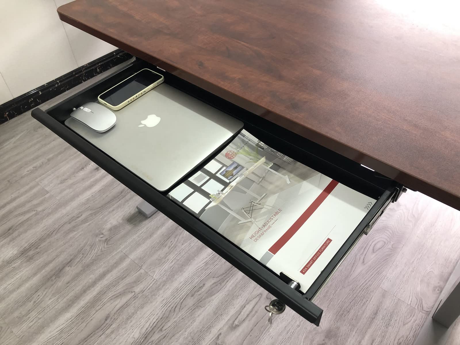 Snapklik.com : TORRAINAKE Pull-Out Desk Drawer - Office Storage ...