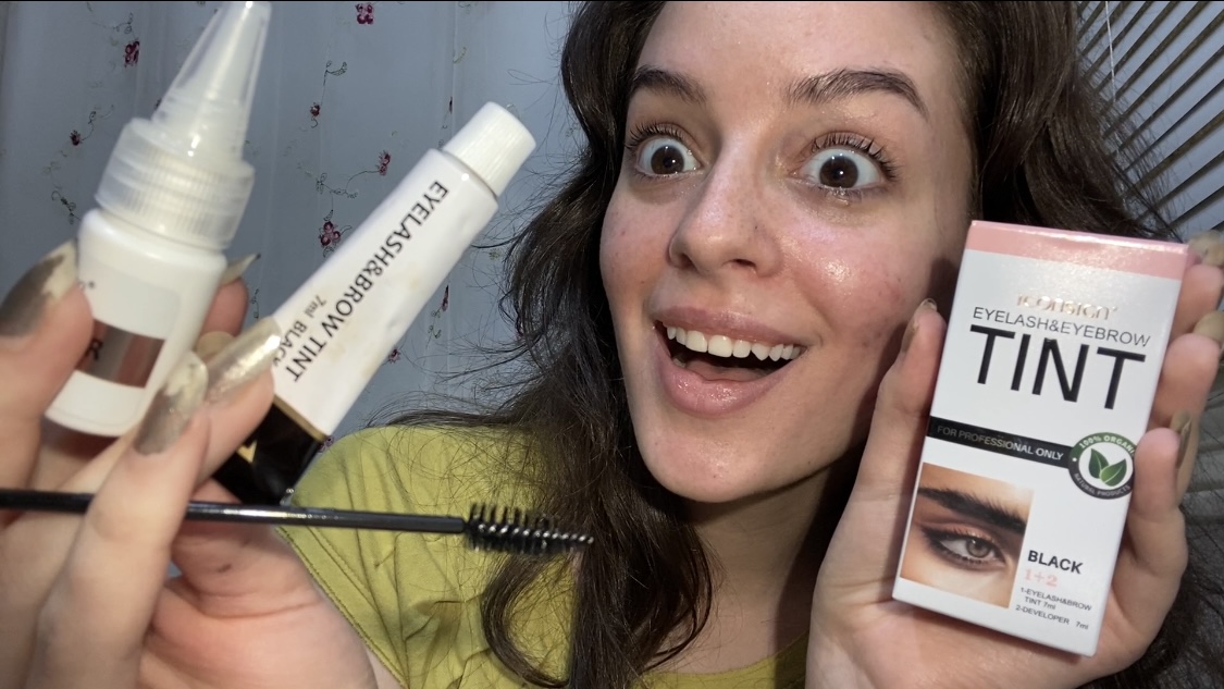 Watch FULL REVIEW LASH AND BROW TUTORIAL~ Iconsign Black Tint Kit 2 in ...