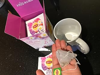 Amazon.com : Lipton Stress Therapy Herbal Tea Bags, Cinnamon, Chamomile ...