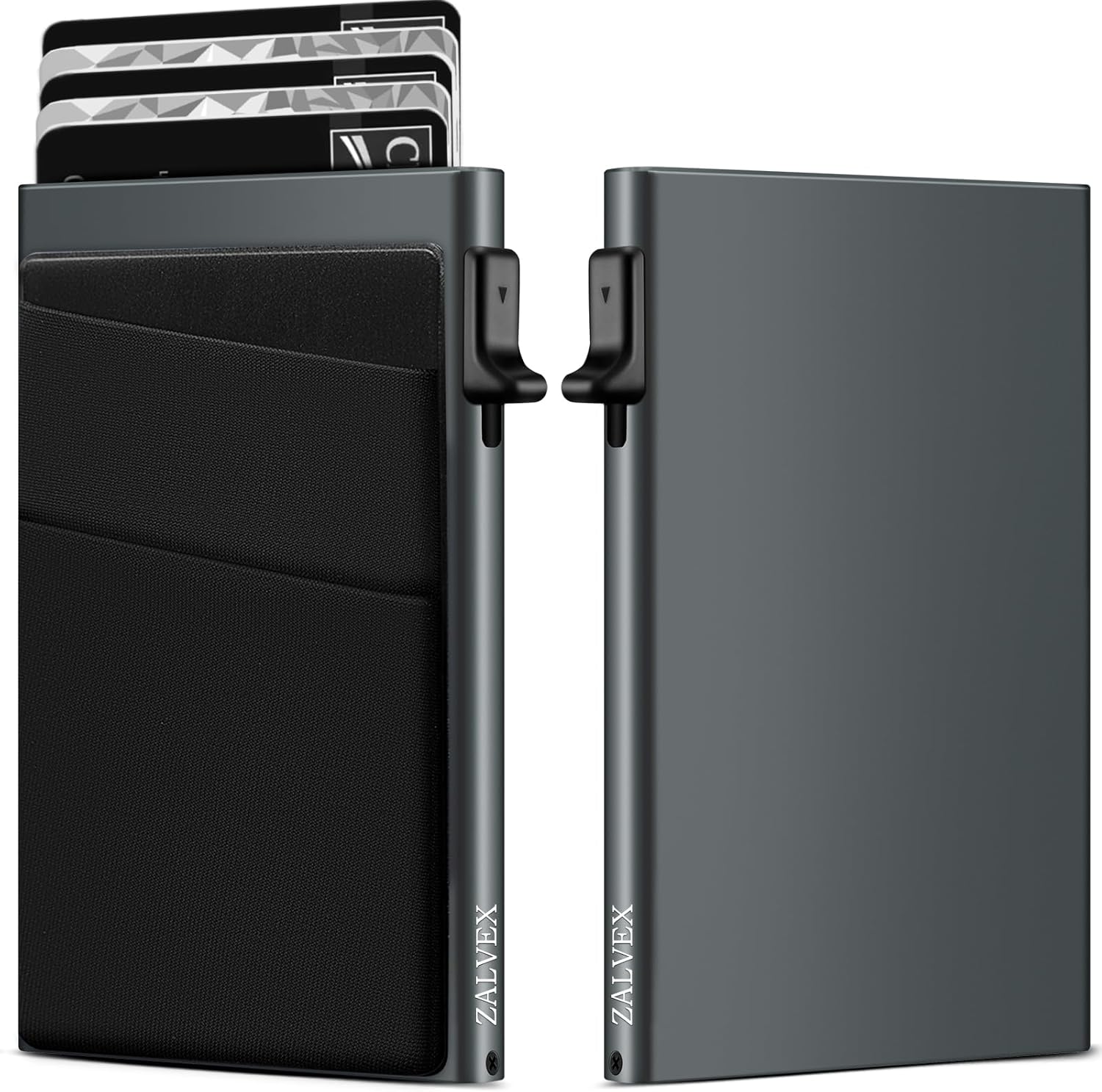 Amazon.com: ZALVEX Pop Up Wallet, Slim Card Holder Wallet for Men ...