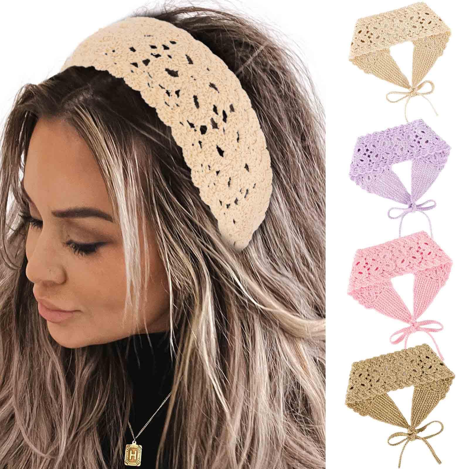 Amazon.com : HAIMEIKANG Hippie Hair Bandanas Headbands for Women Boho ...