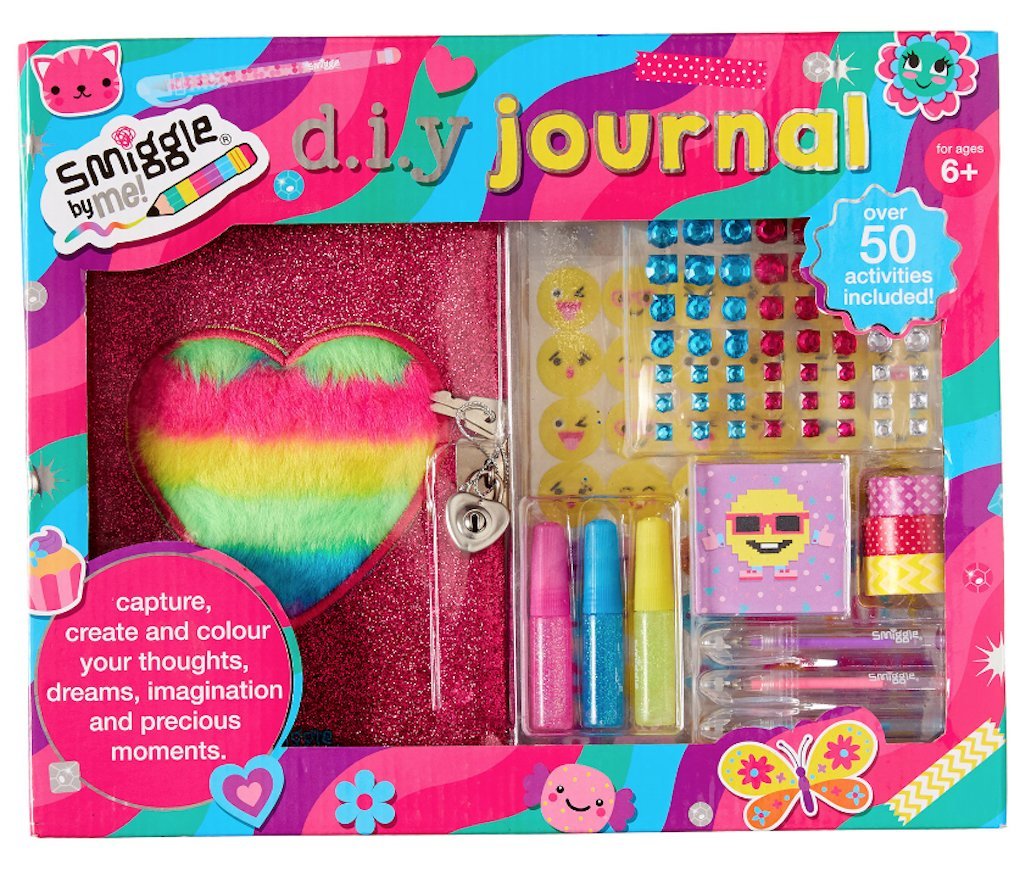 Buy Smiggle DIY Keepsake Journal - Girls Create Your Own Lockable ...