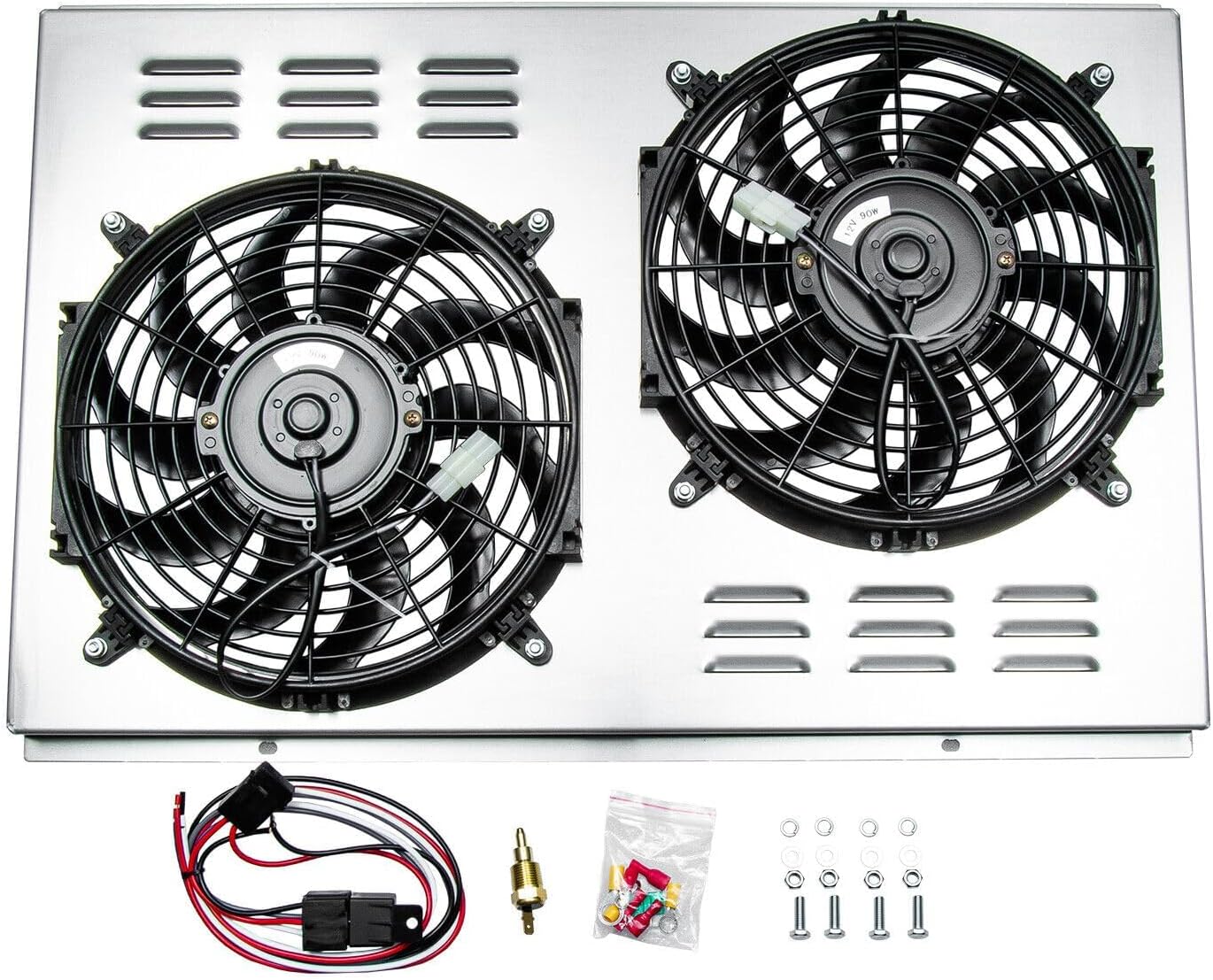 Amazon.com: KUUHLERSAT Aluminum Shroud Electric Fan for 1973-1991 Chevy ...