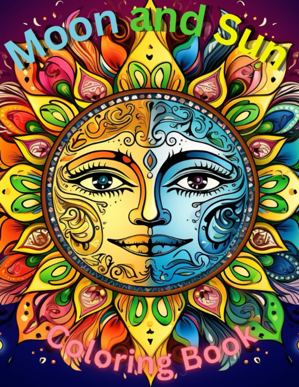 Amazon.com: Moon and Sun Coloring Book: 9798860690196: Learning ...