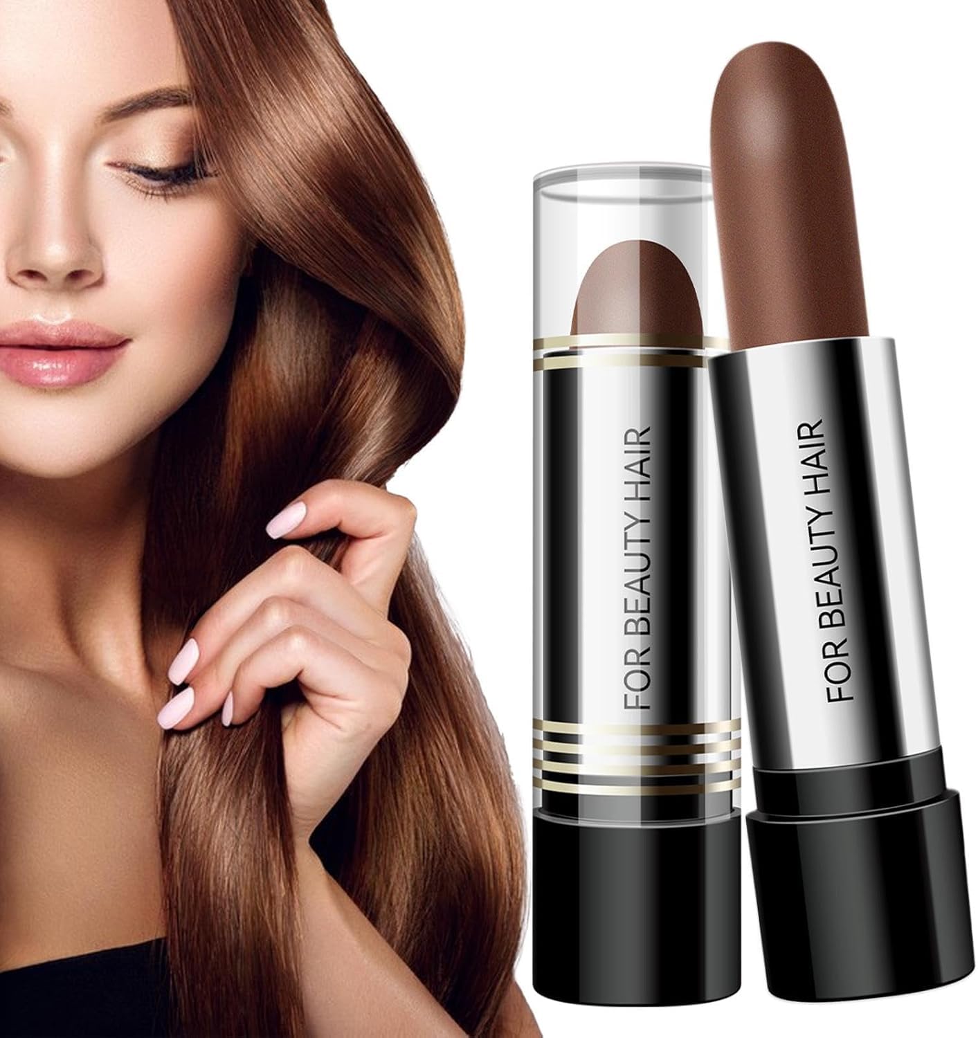 Hair Color Pen Hair Stick,Tinte de Cabello Retoque Instantáneo con ...