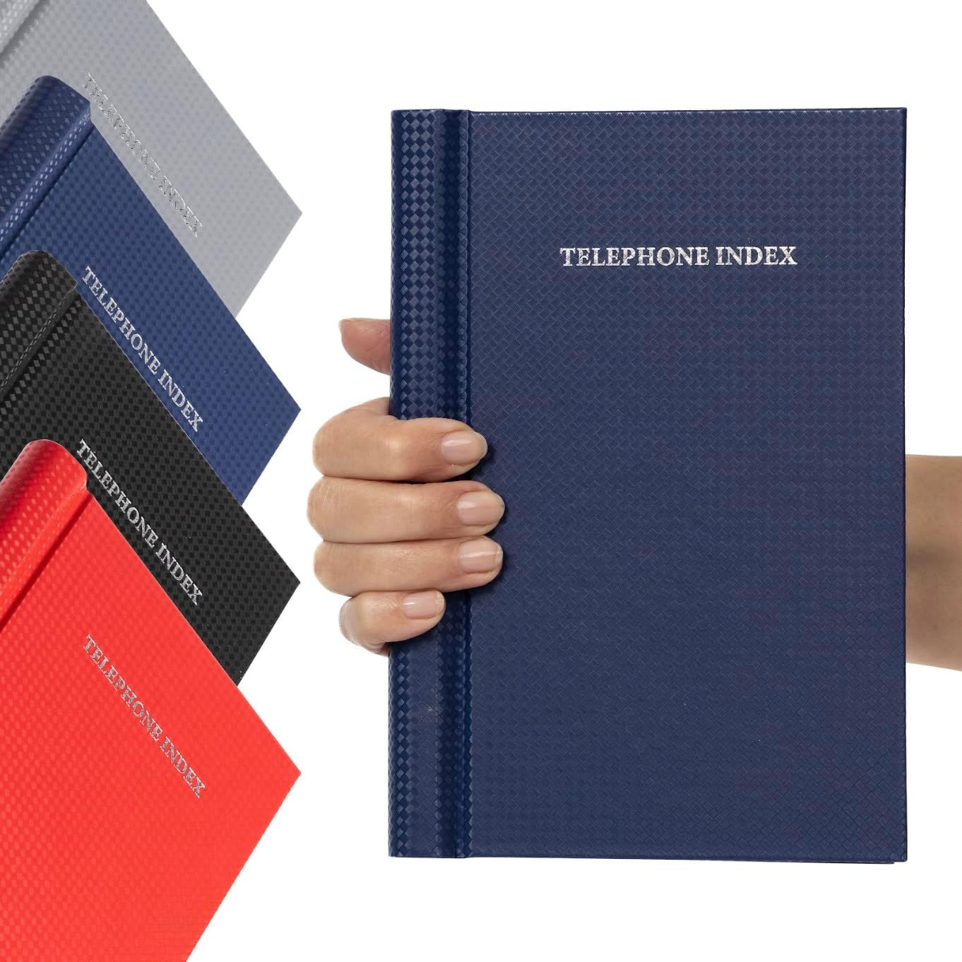 Sixstore A6 Address Book Wiro Bound A-Z Tabbed & Telephone Number ...