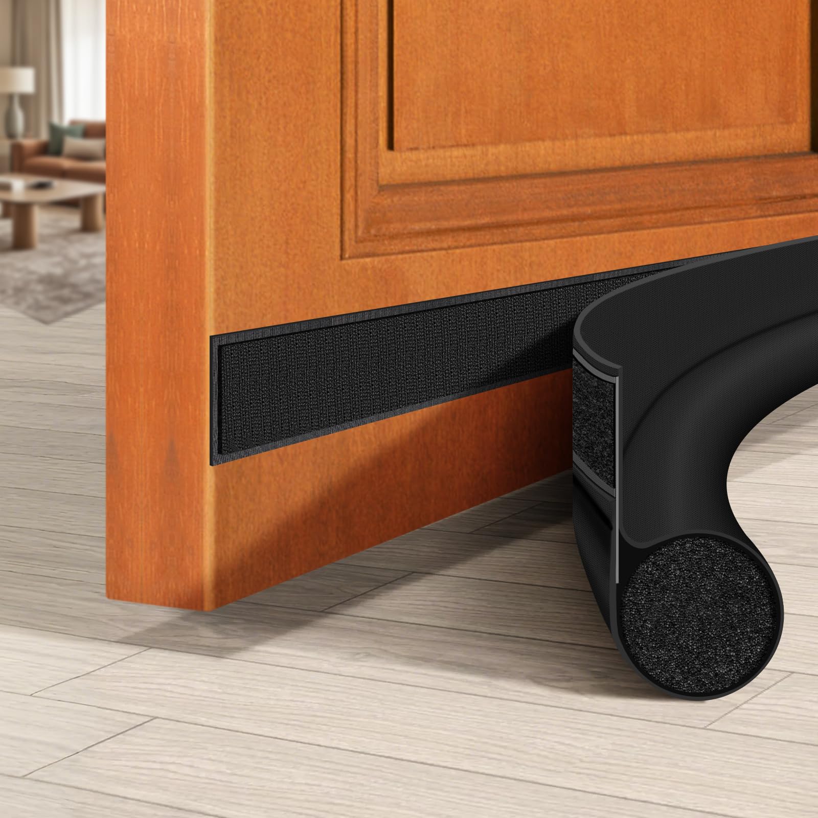 HomeProtect Door Draft Stopper 36 Inch Adjustable Door Draft Blocker ...