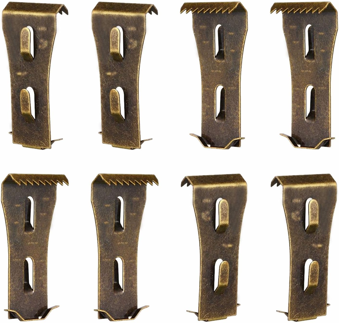 Amazon.com: qieoyk Brick Clips - 8 Pcs Heavy Metal Wall Hangers for 2-1 ...