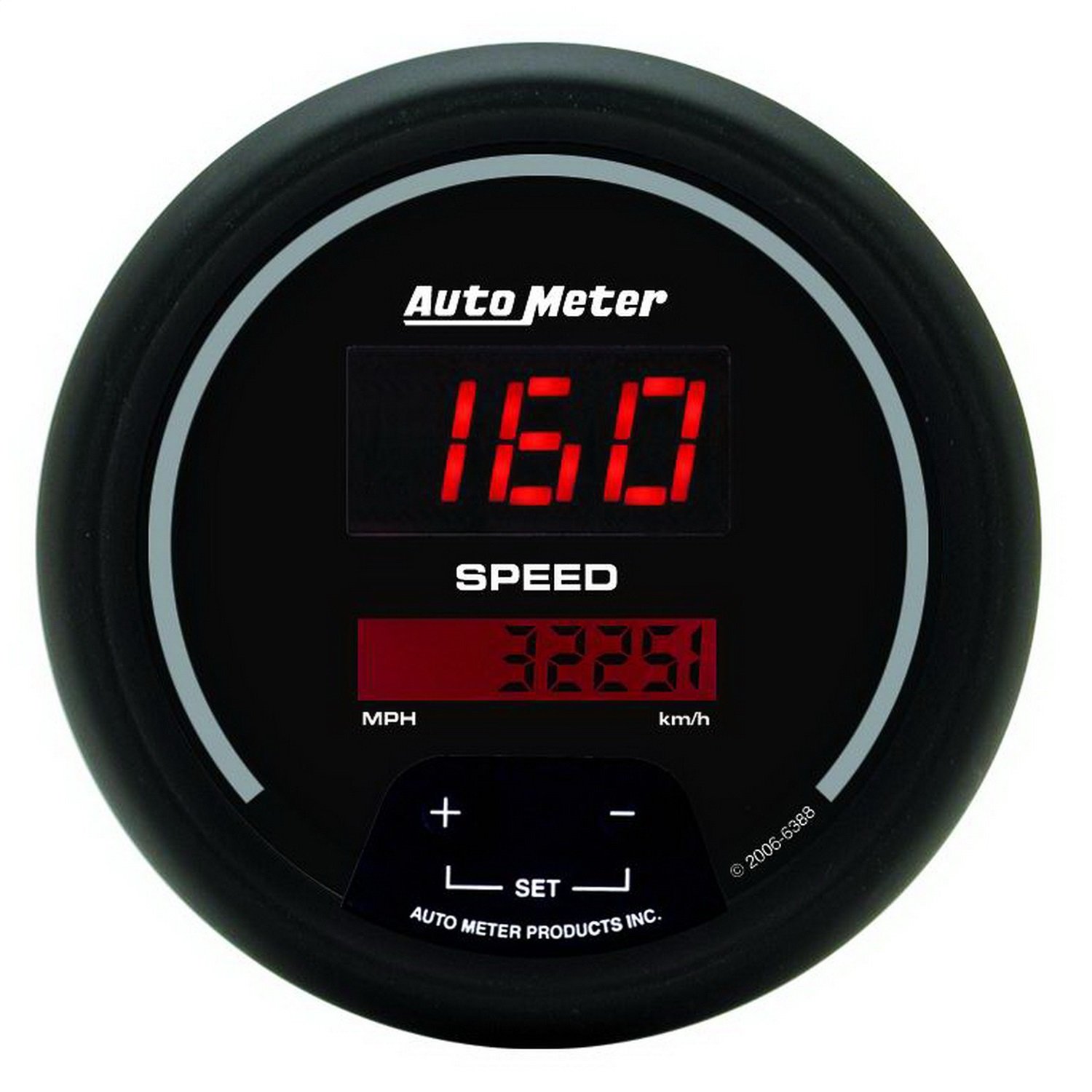 Amazon.com: AUTO METER 6388 Sport Comp Digital 3-3/8" 160 mph Digital ...