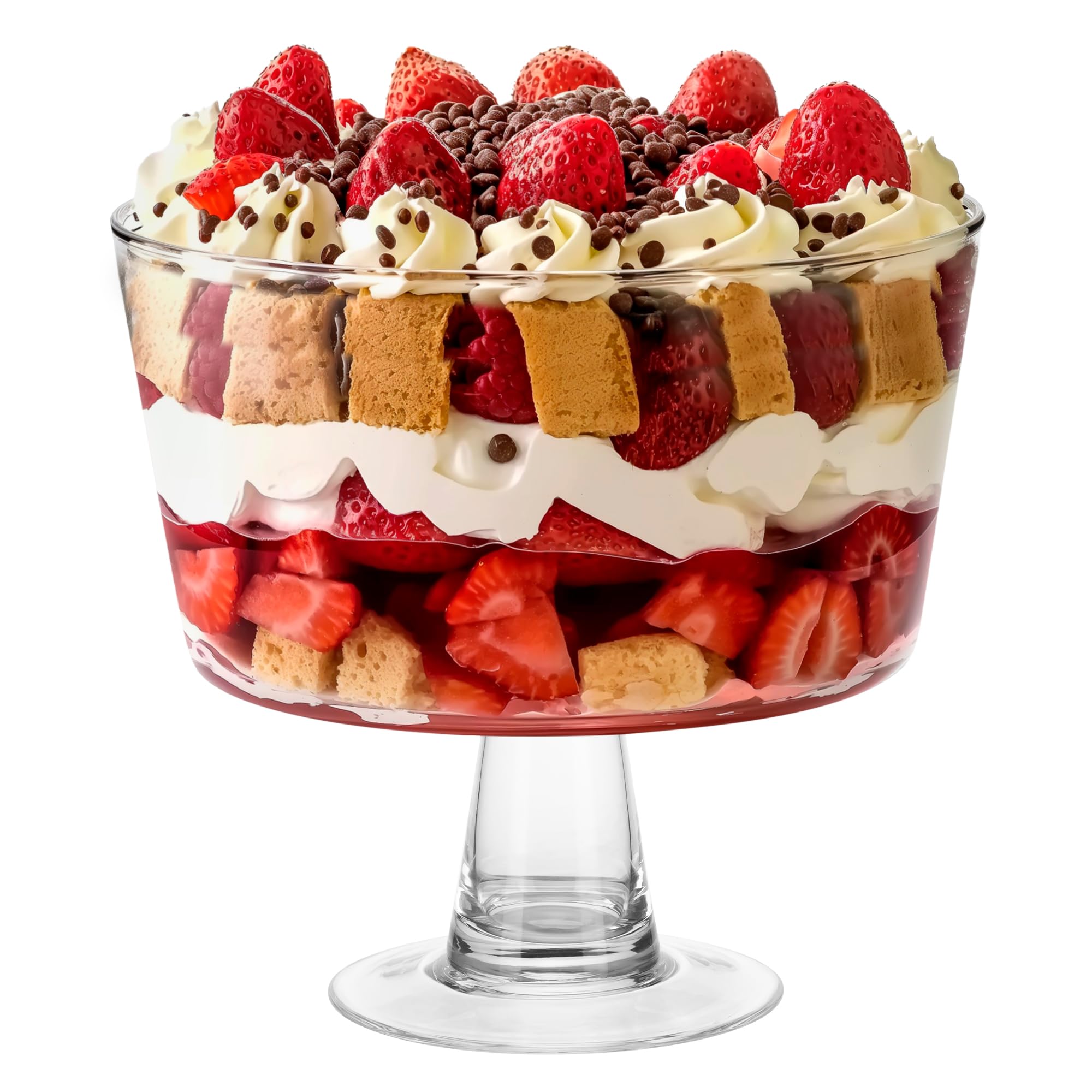 Snapklik.com : ELIXIR GLASSWARE Large Trifle Bowl Glass