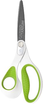 Westcott 8" Lefty Heavy Duty Carbo-Titanium Bonded Scissors, Bent ...