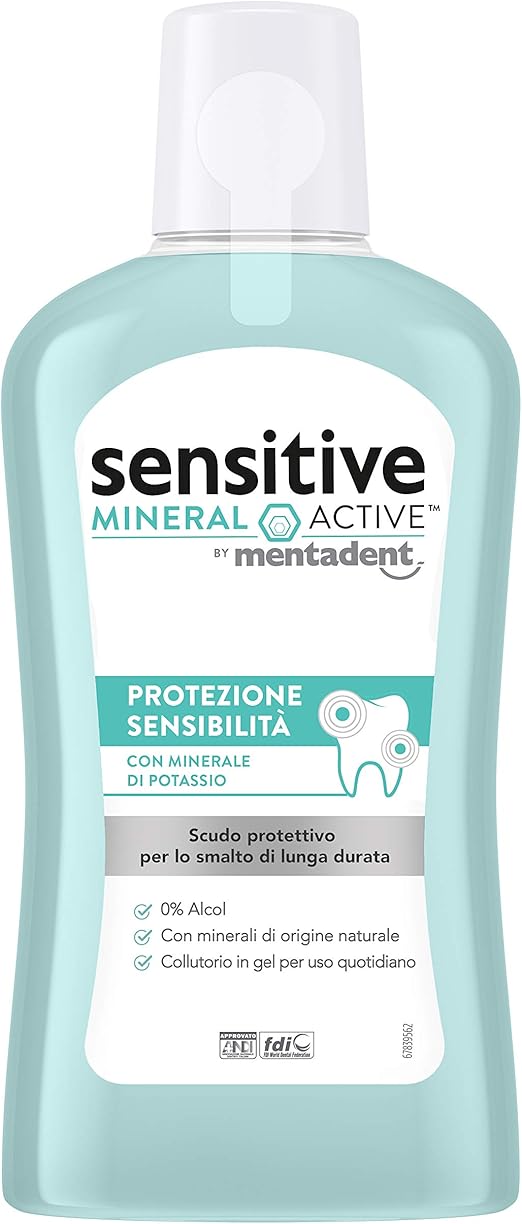 Mentadent Collutorio Gel Sensitive Mineral Active Protezione ...