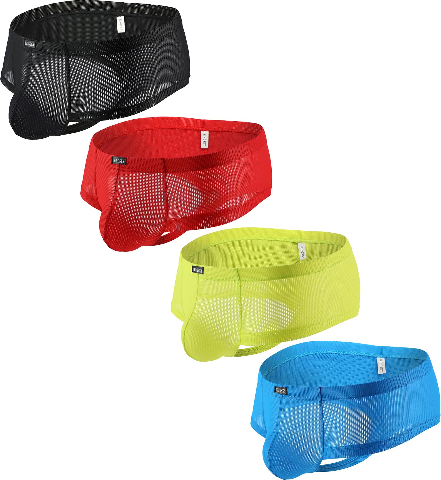 Ikingsky Mens Cheeky Thong Underwear Mini Cheek Boxer Briefs Sexy ...