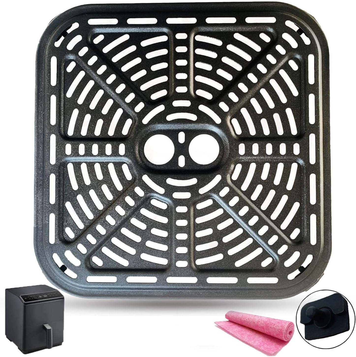 Amazon.com: Chengziyue 6.8QT Square Air Fryer Crisper Plate for COSORI ...