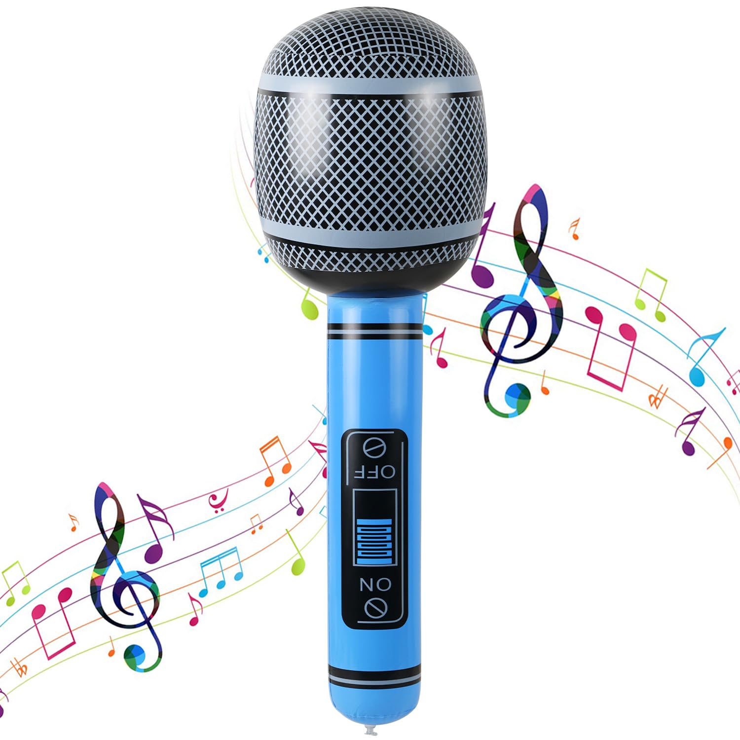 Amazon.com: Inflatable Microphones 27.5 Inches Singing Party Decoration ...