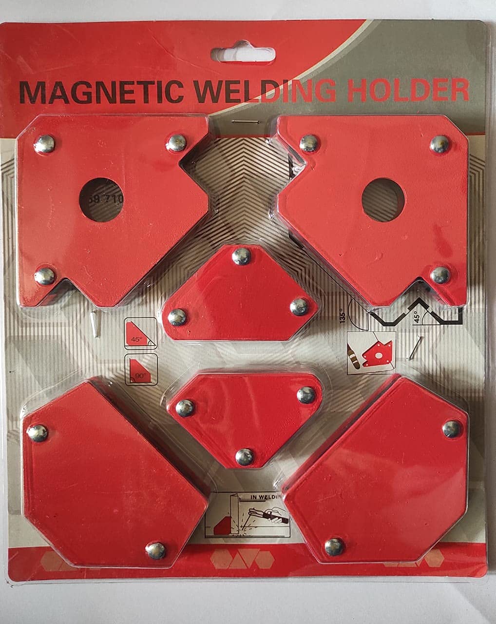 NEXT STEP Multiangle magnetic welding holder clamps 6pcs Welding Magnet ...