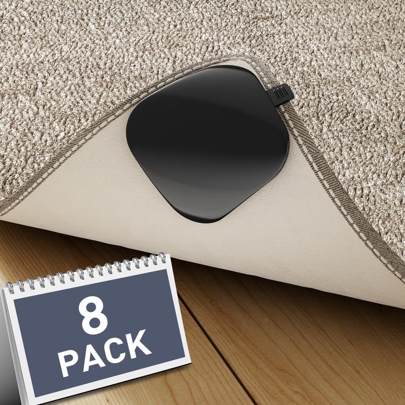 Rug Pad Gripper, Non Slip Grippers for Rug, Washable and Reusable Rug ...