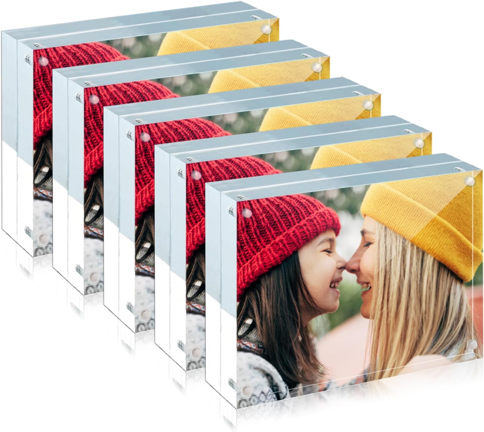 Amazon.com - OnPurpose 5x7 Acrylic Picture Frames, (2 Pack), Desktop ...