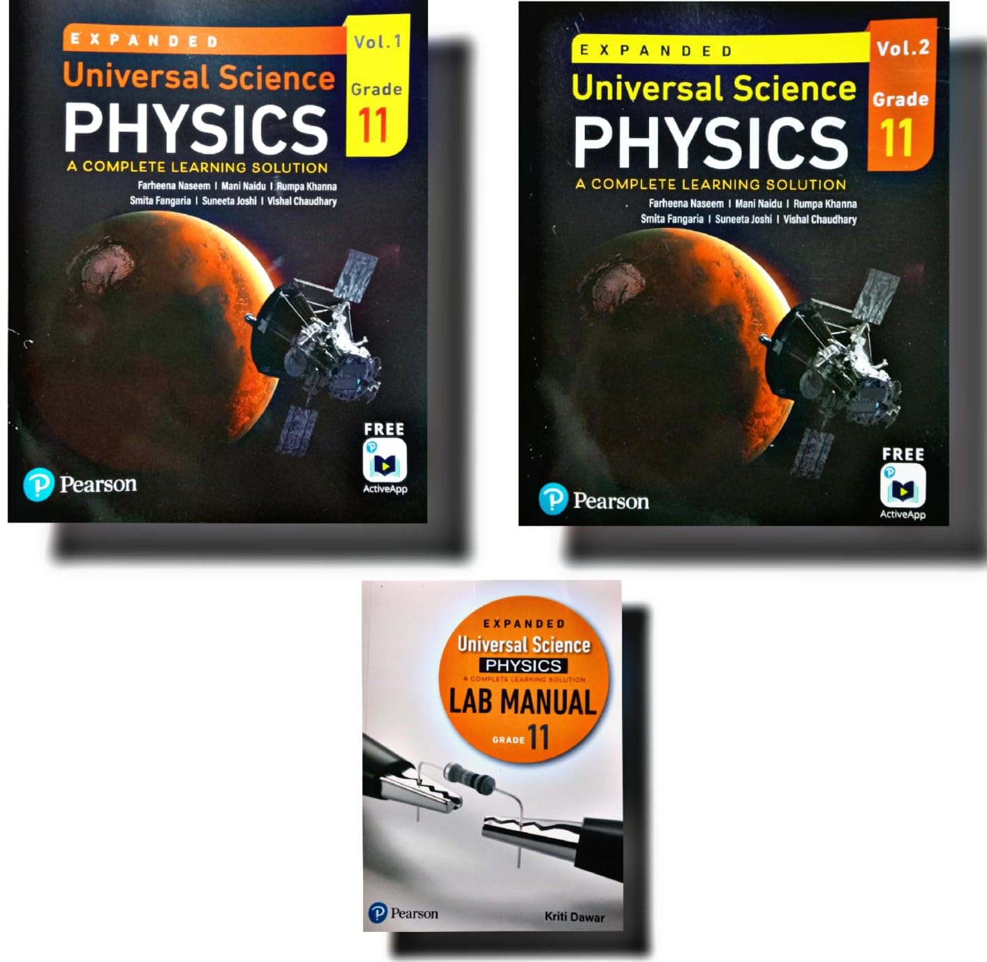 Pearson Expanded Universal Science Physics Class 11 Vol. 1&2 With ...