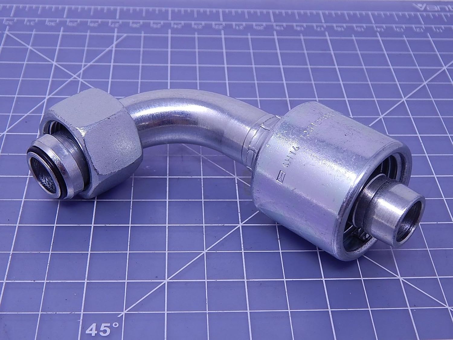 Amazon.com: Gates G25832-1212, 12G-12FBSPORX90 Hydraulic Hose Fitting ...