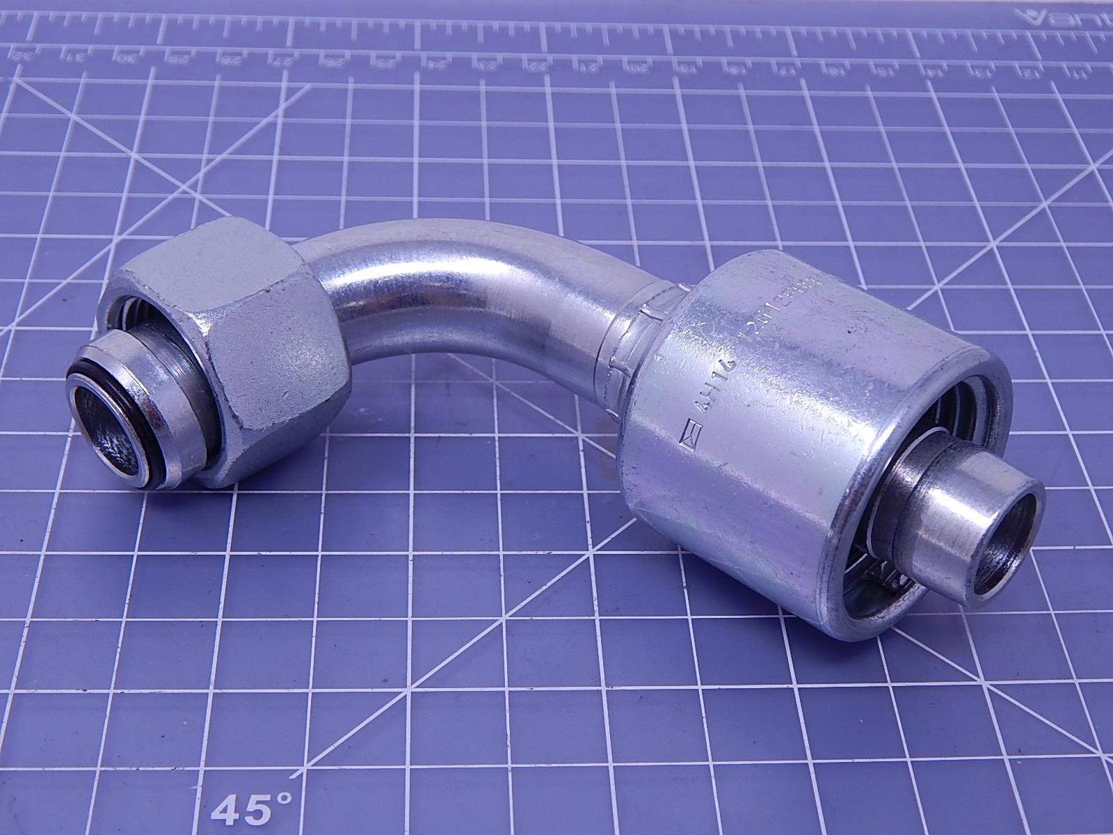 Amazon.com: Gates G25832-1212, 12G-12FBSPORX90 Hydraulic Hose Fitting ...