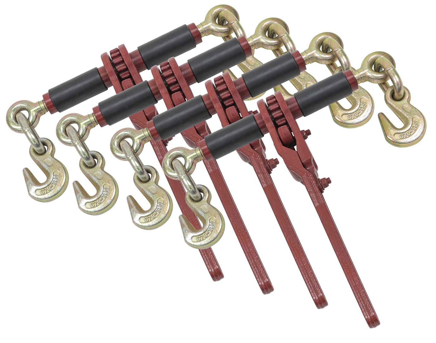 Amazon.com: Mytee Products (4 Pack) Chain Binder Ratchet Style 5/16-3/8 ...