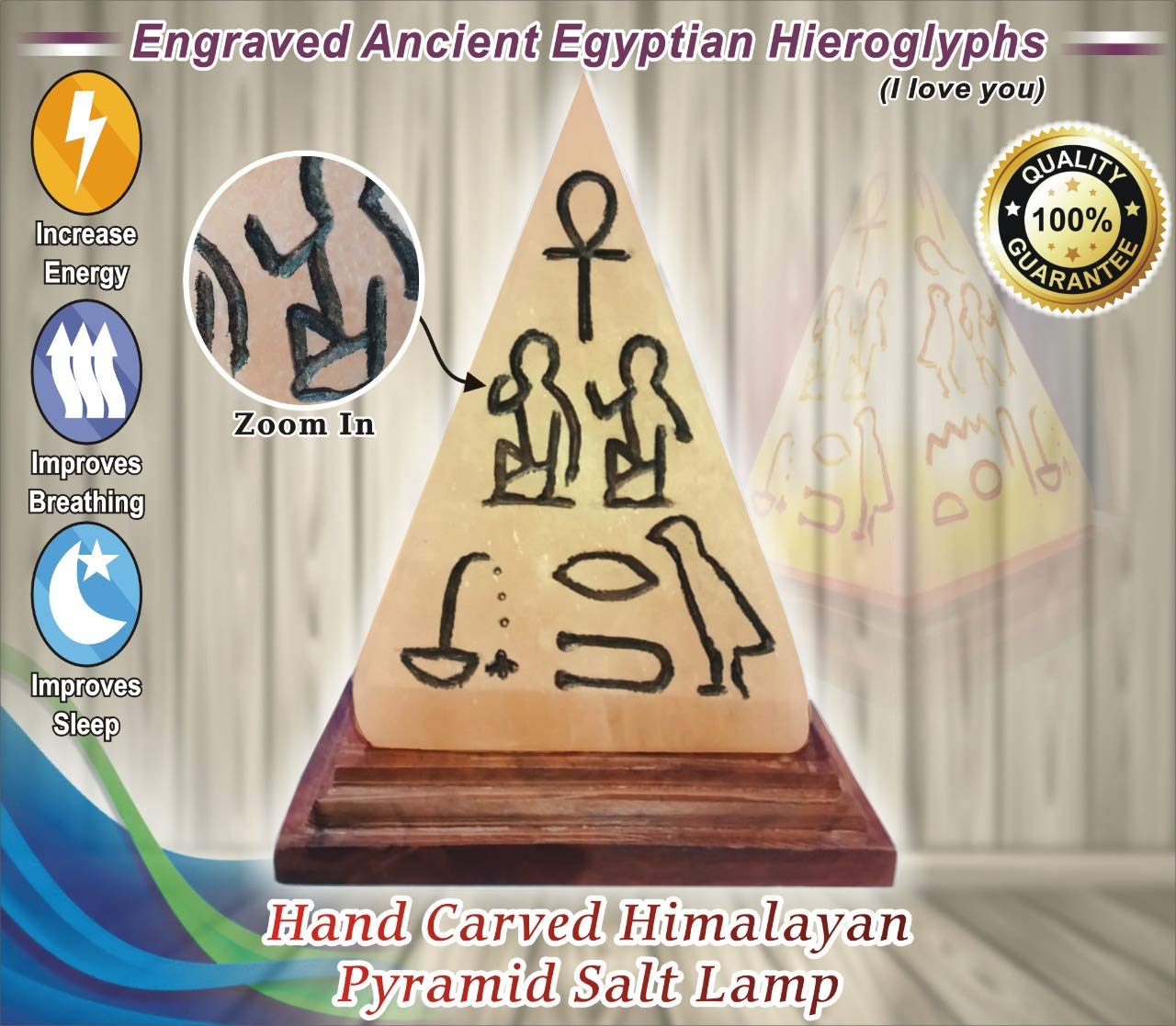 Light Bulb Hieroglyphics In Egyptian Pyramids Electric Device Taken