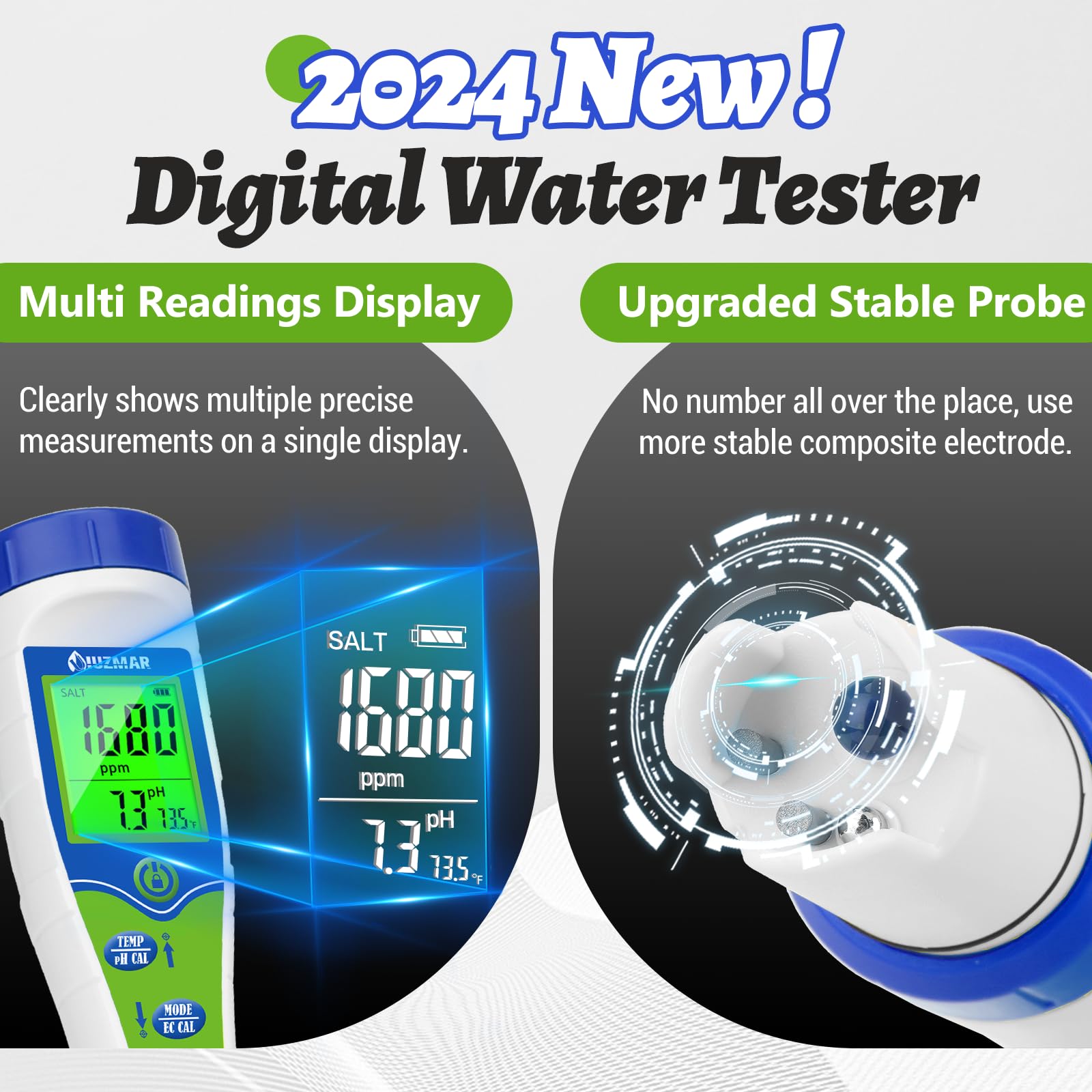 Snapklik.com : pH Salt Tester For Swimming Pool Salinity Tester pH ...