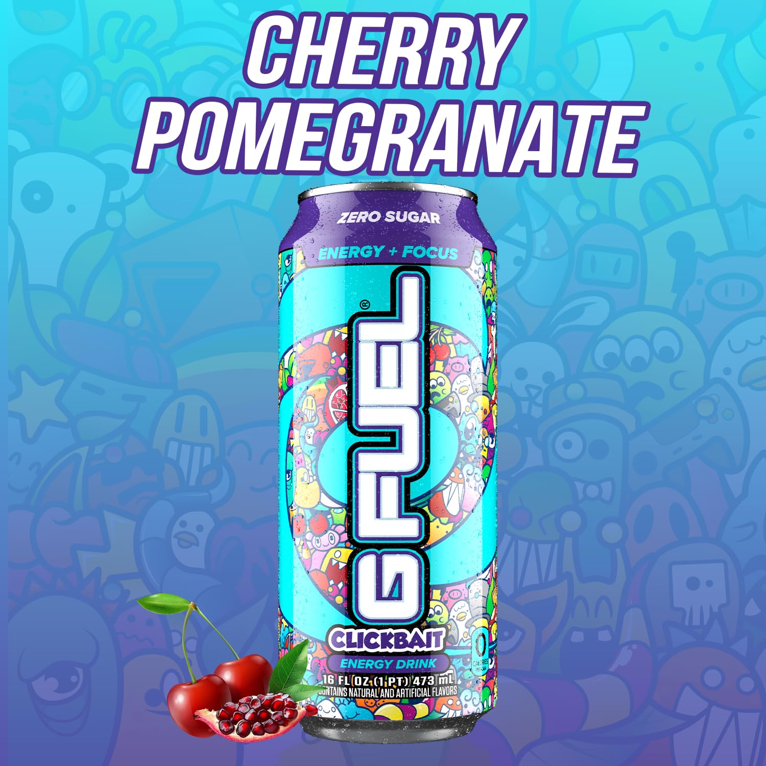 Snapklik.com : G Fuel Energy Drink, Cherry Pomegranate, Sugar Free Beverage