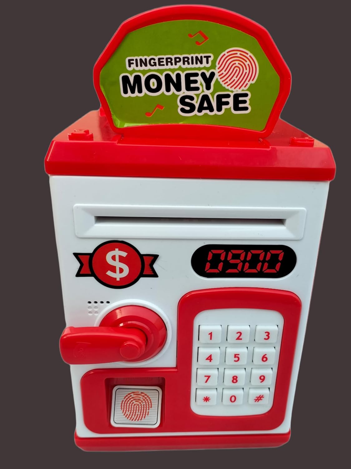 RUHANI Money Safe Atm Bank With Music Light And Fingerprint Inouction ...