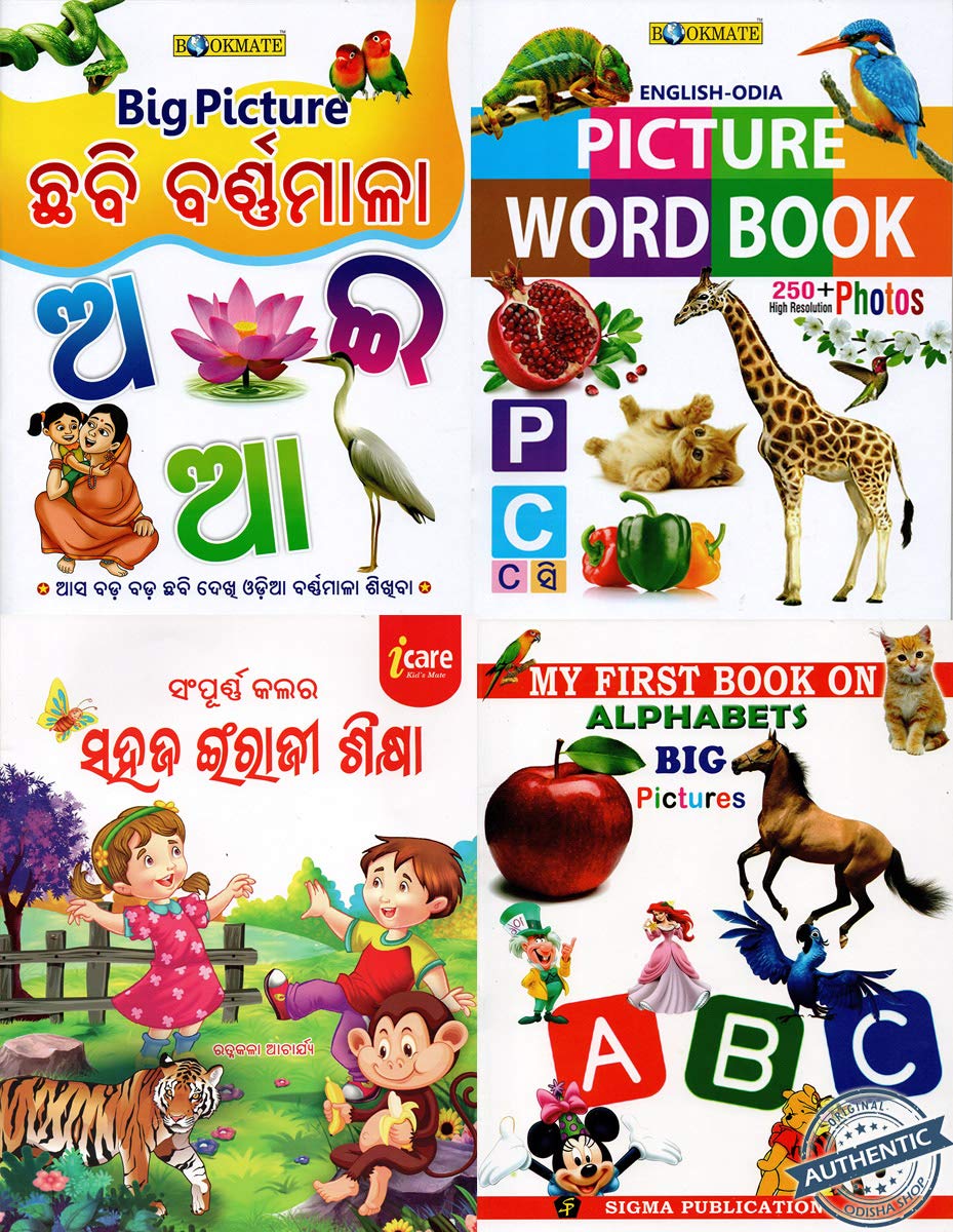 Buy Odisha Shop Odia Kids Book Combo - Big Picture Chabi Barnamala ...