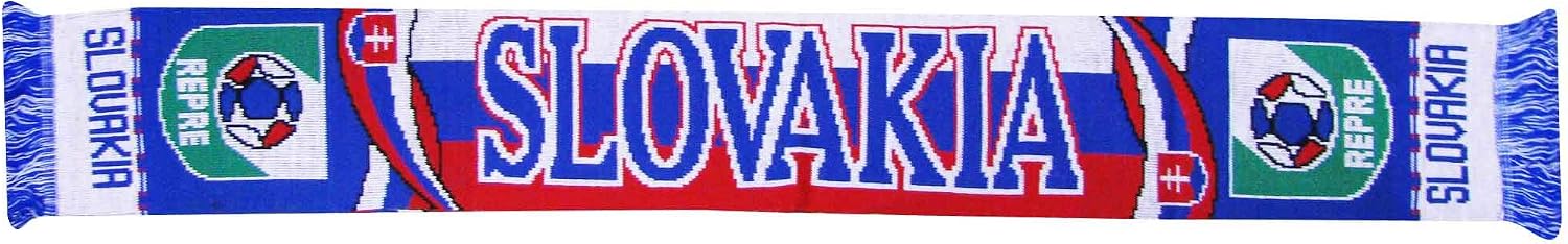 SLOVAKIA Euro Finals Football Fans Scarf (100% Acrylic) – BigaMart