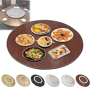 Amazon.co.jp: Wooden Turntable, Rotary Table Turntable for Chinese ...