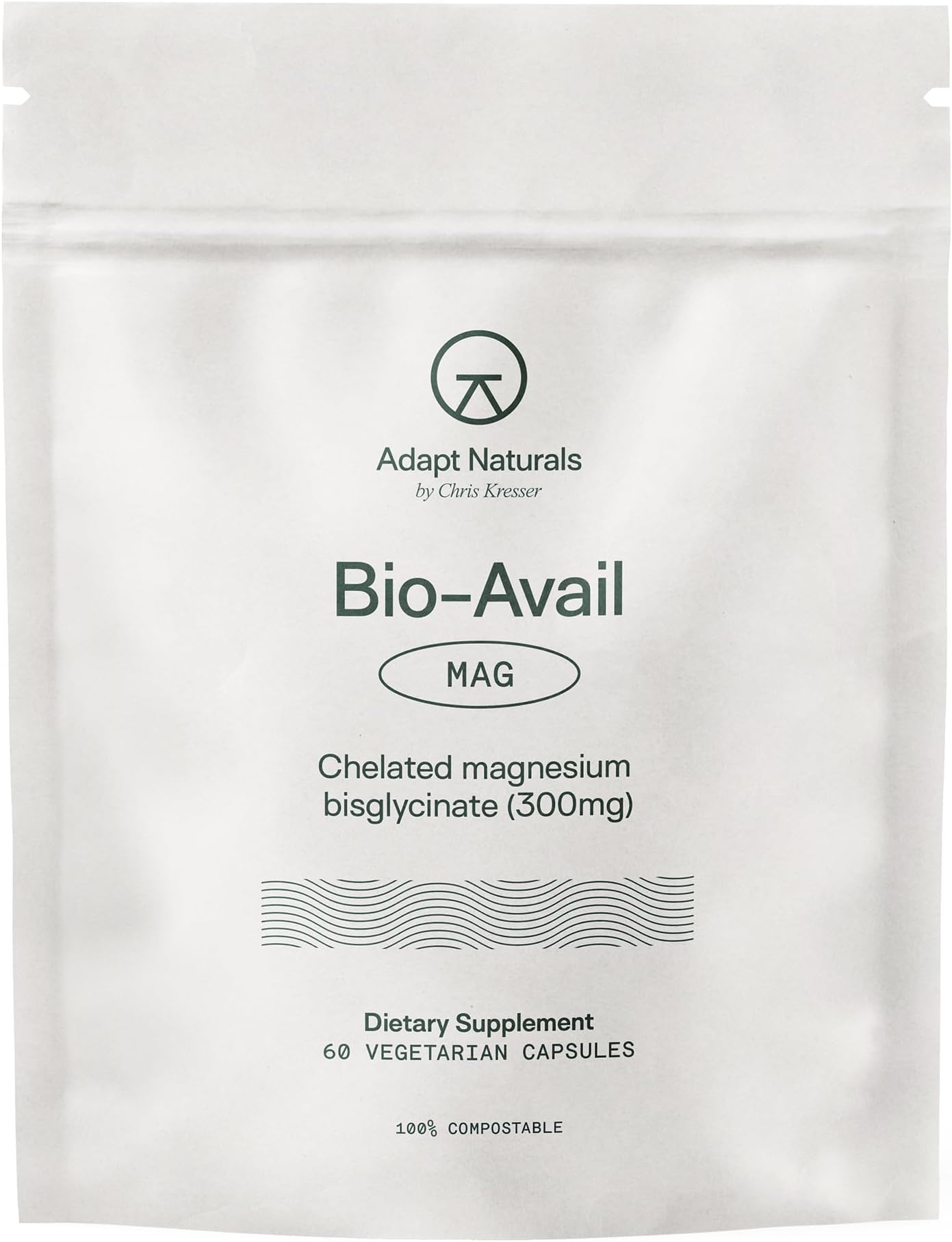 Amazon.com: Adapt Naturals Magnesium Glycinate Supplement, Bioavailable ...
