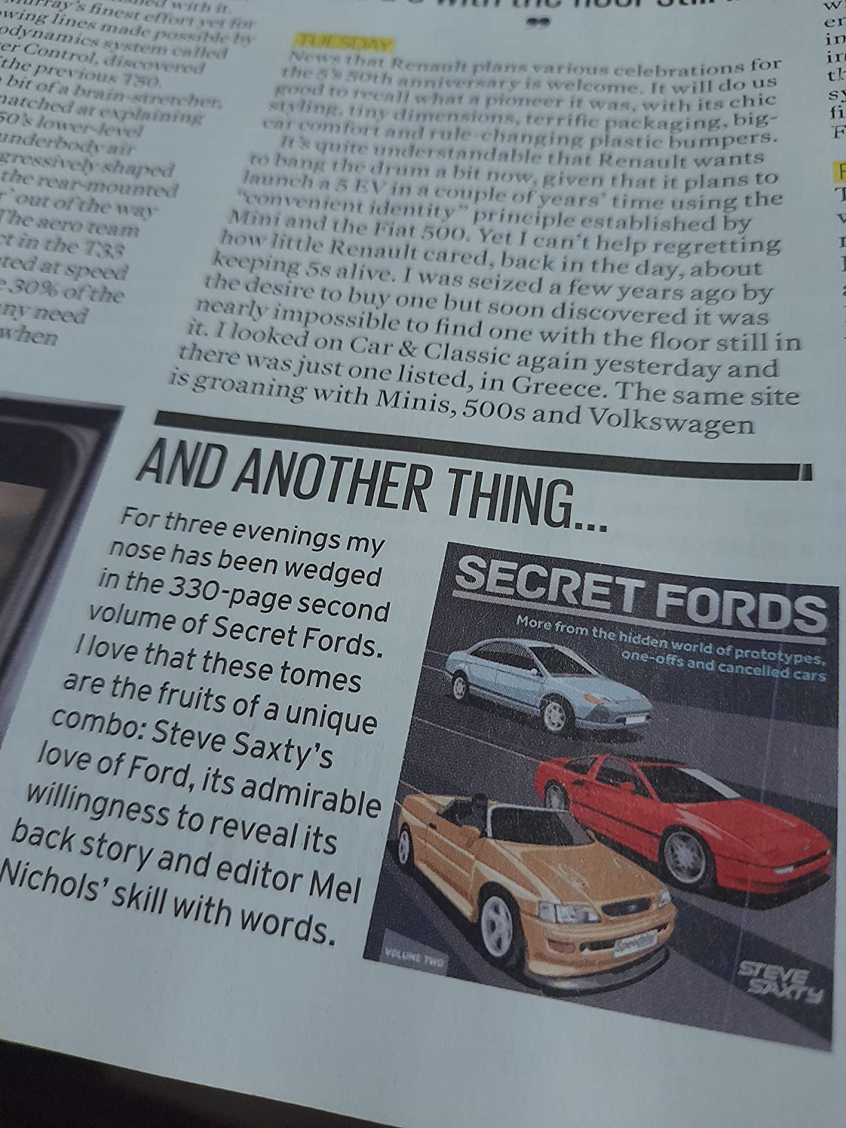 Secret Fords: More from the hidden world of one-offs, prototypes and ...