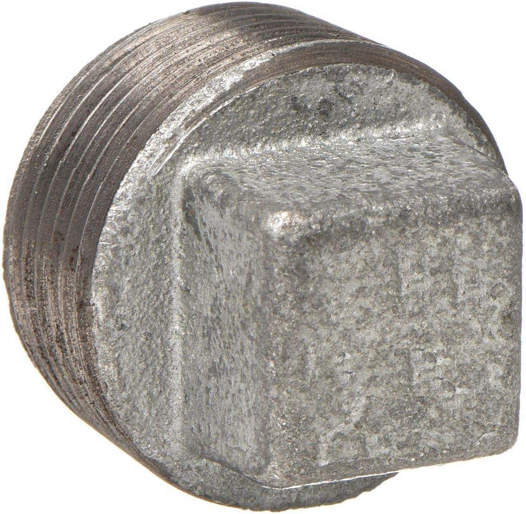 Amazon.com: 1-1/2 in. 125# Threaded Galvanized Cast Iron Cored Plug ...
