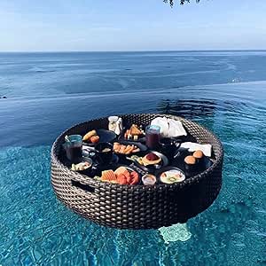 Amazon.com: Luxury Floating Serving Tray Table and Bar - Swimming Pool ...