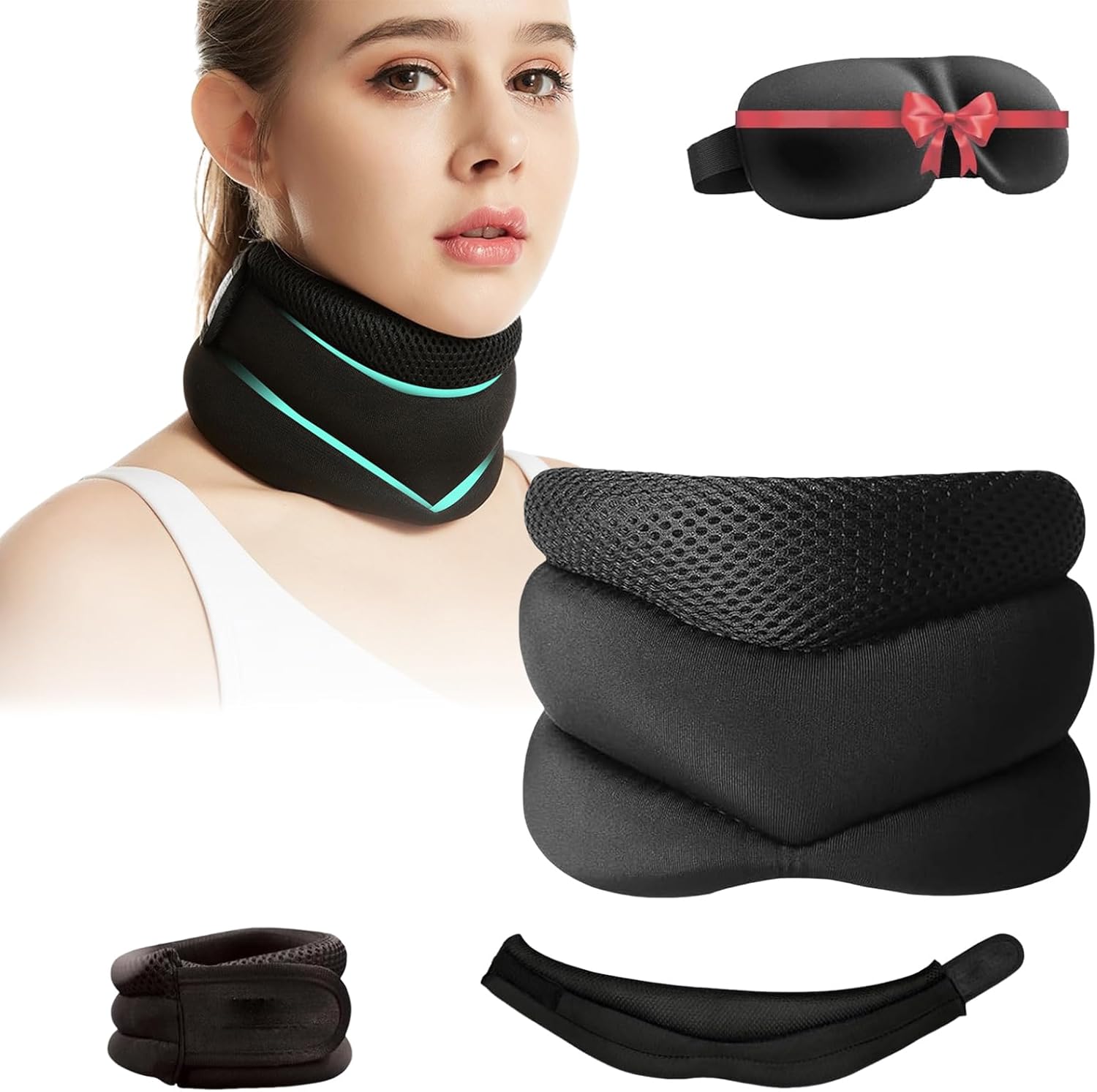 Amazon.com: Vulvv Neck Support for Snoring, Neck Braces for Neck Pain ...