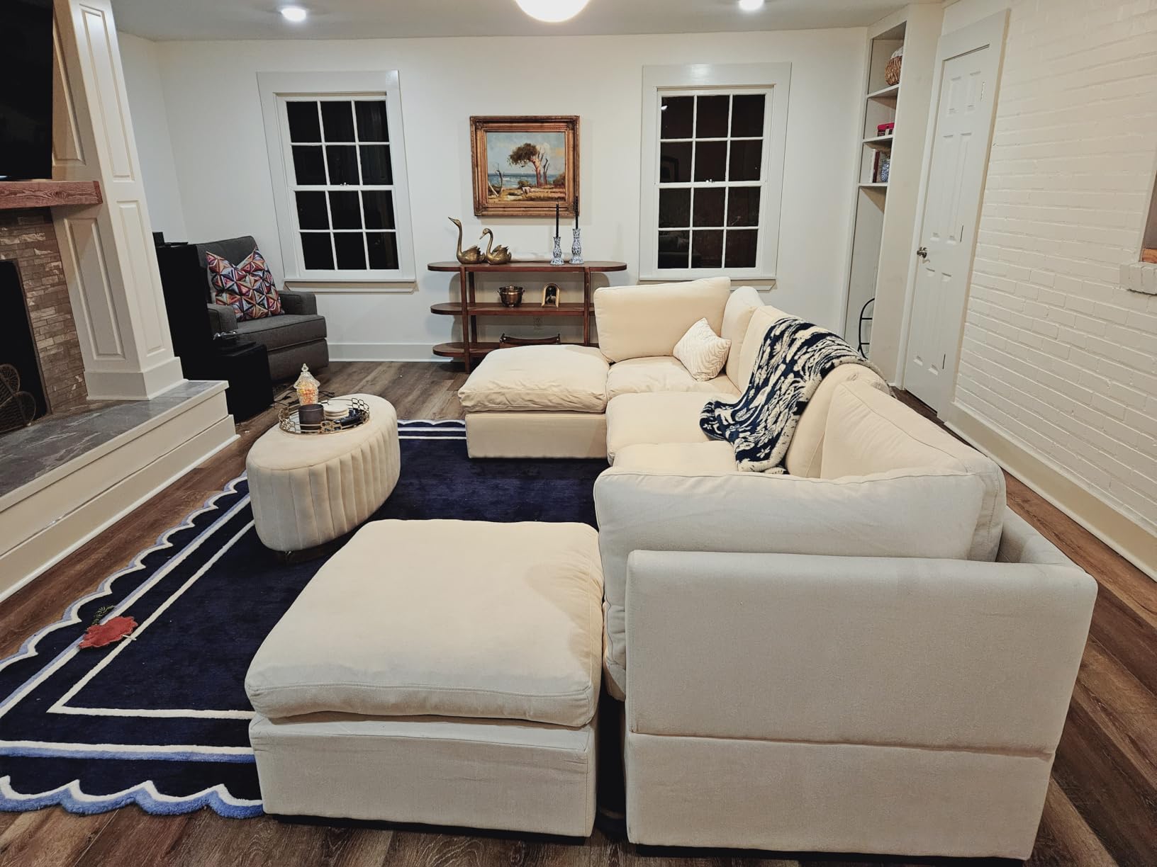 $42/mo - Finance Deep Seat Convertible Modular Sectional Sofa with ...