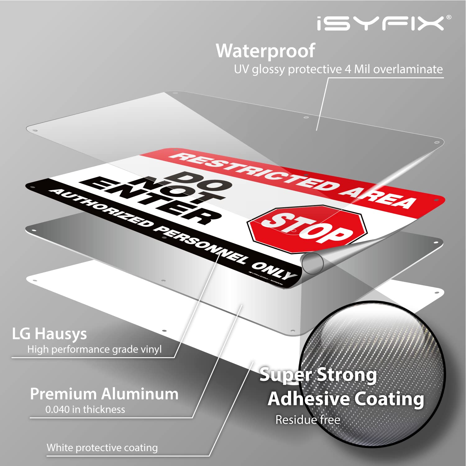 Snapklik.com : Restricted Area Sign 1 Pack 14X10 Inch Do Not Enter ...