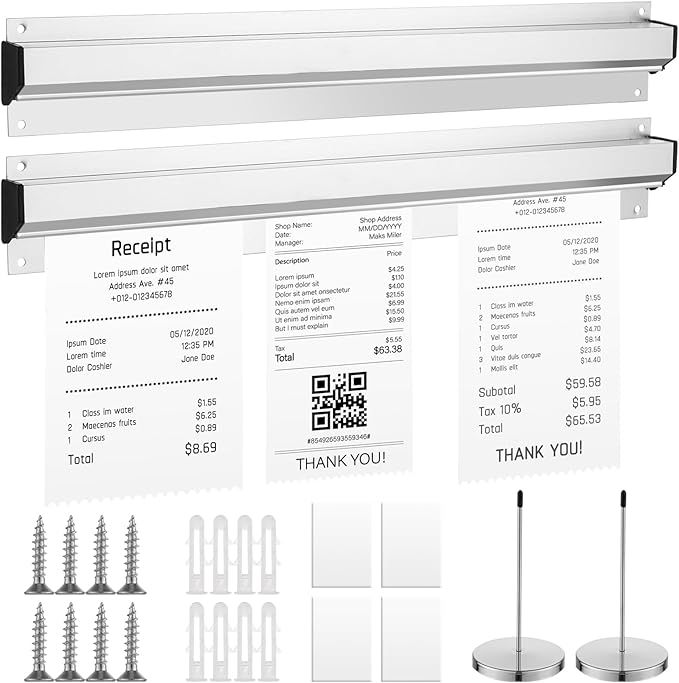 Amazon.com : LOVYNO 4PCS Restaurant Ticket Holder Set Including 2 ...