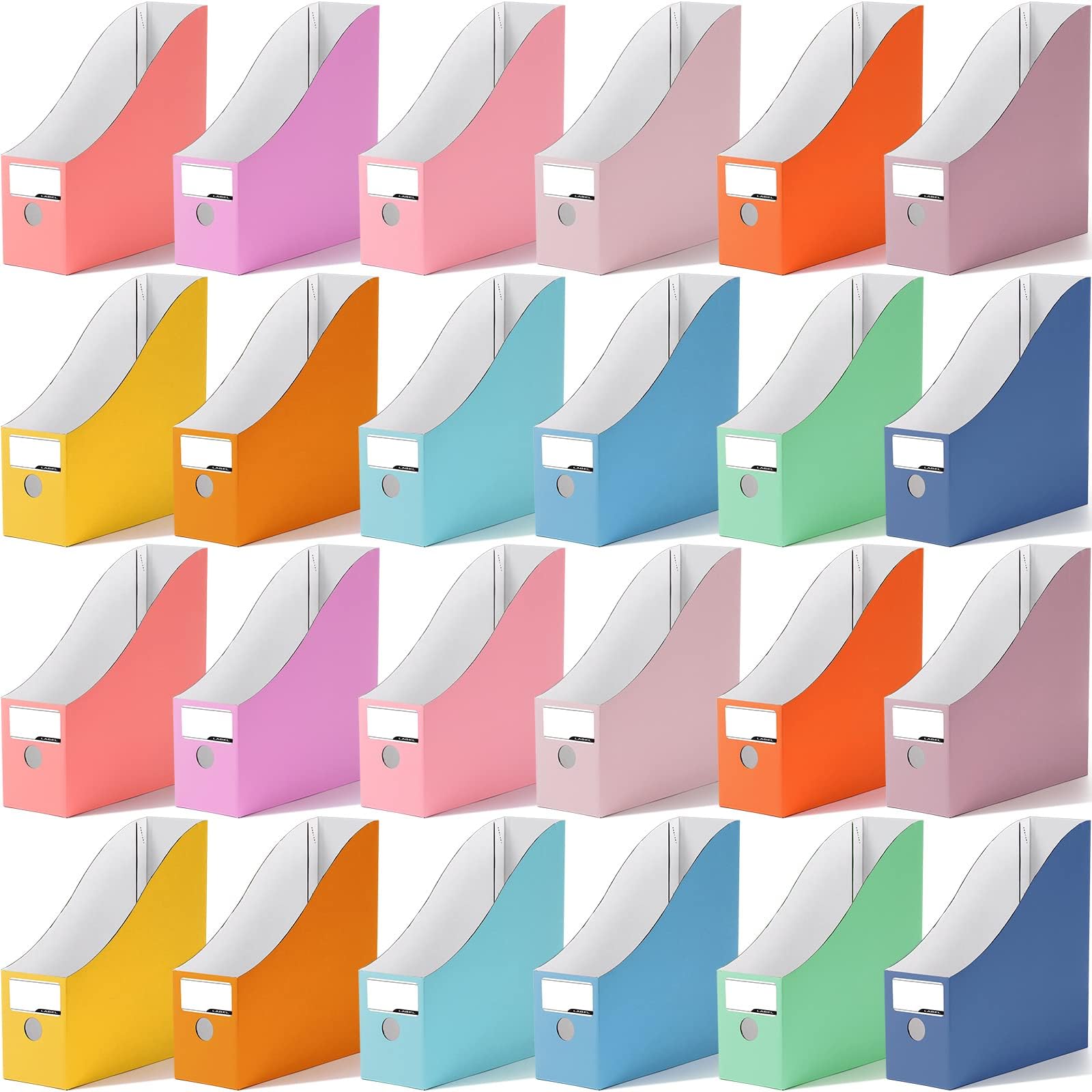 Amazon.com : Limitliho Cardboard Magazine Holder (24 Pack), Magazine ...